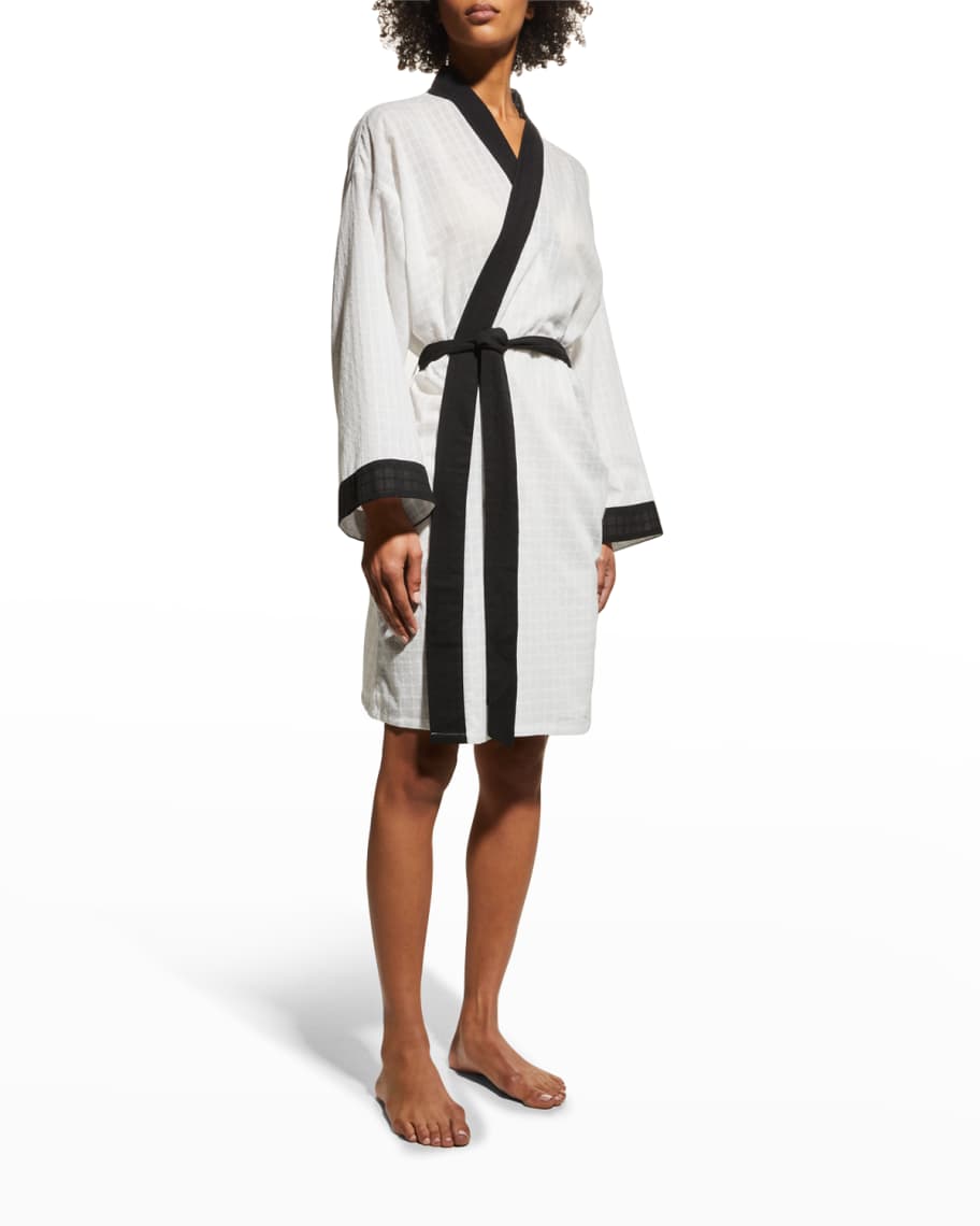 Andine Iggy Belted Textured Robe | Neiman Marcus