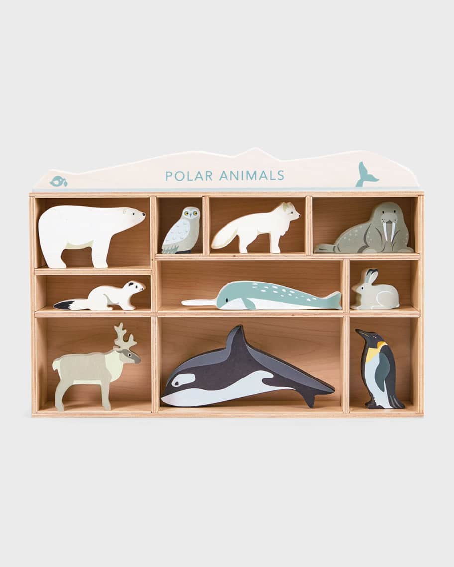 Tender Leaf Toys Polar Animals Set with Storage Unit | Neiman Marcus