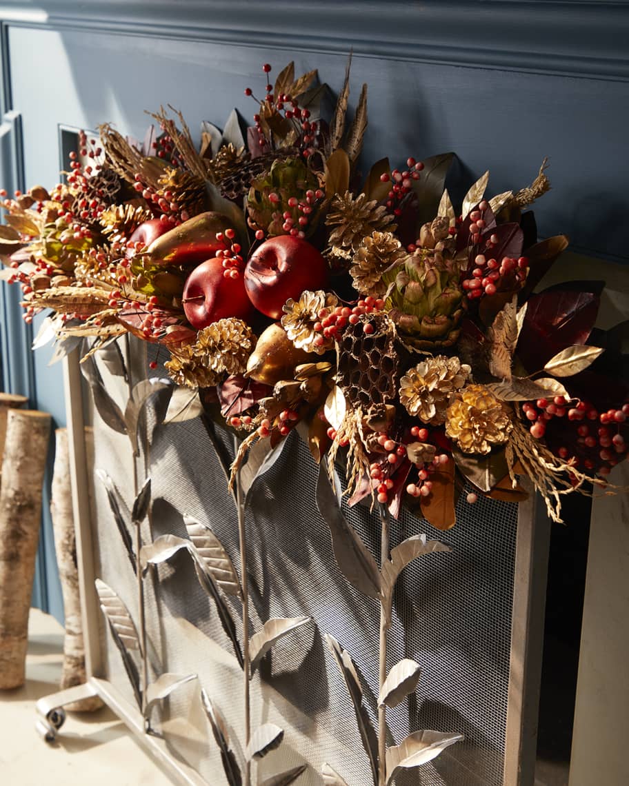 Neiman Marcus Autumn Harvest Mantel Garland | Neiman Marcus