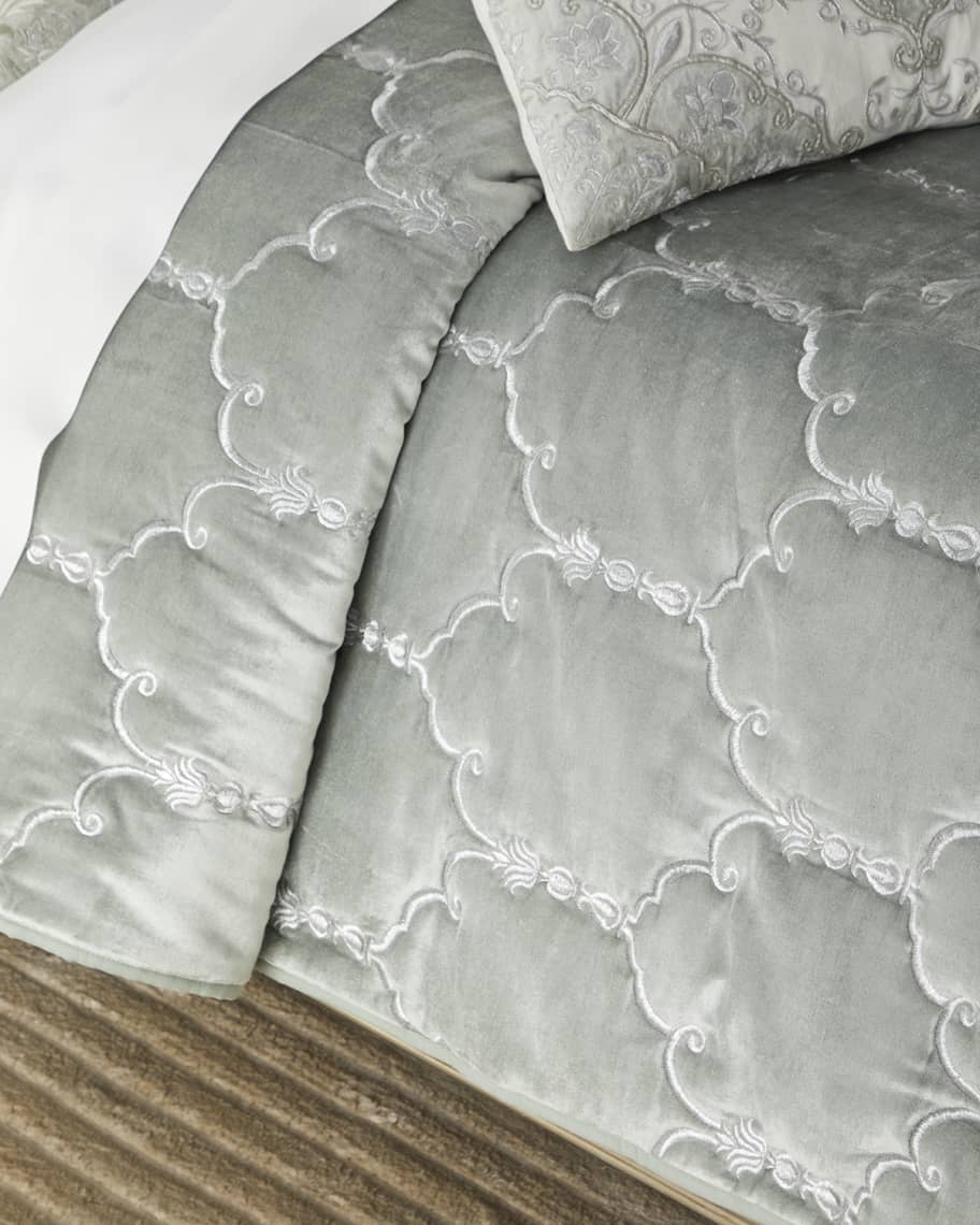 Callisto Home Montfort Metal Quilt, King | Neiman Marcus