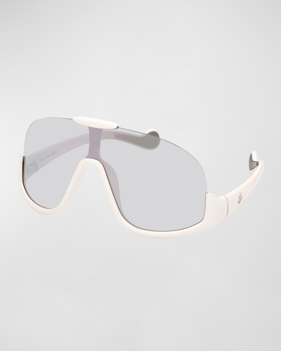 Moncler Lunettes Visseur Injection Plastic Shield Sunglasses | Neiman ...