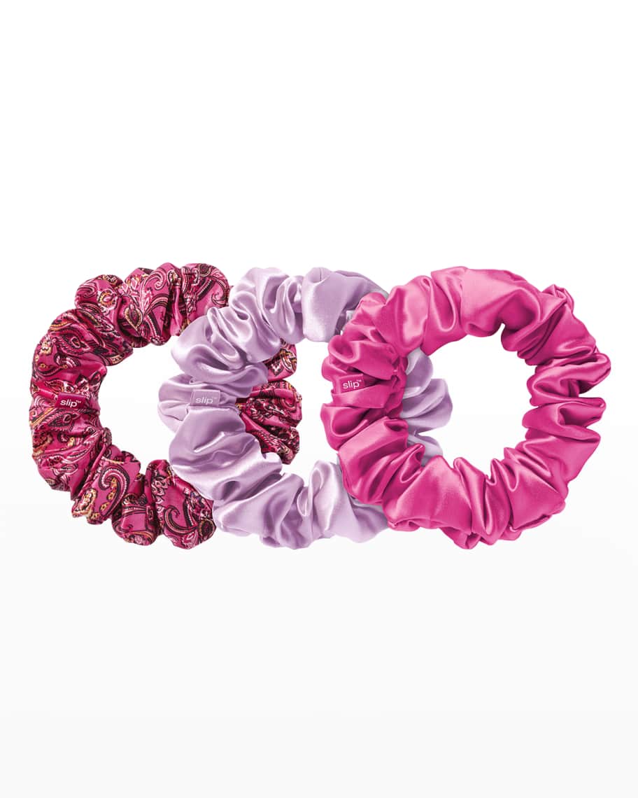 Slip x Alice + Olivia Pure Silk Large Scrunchies | Neiman Marcus