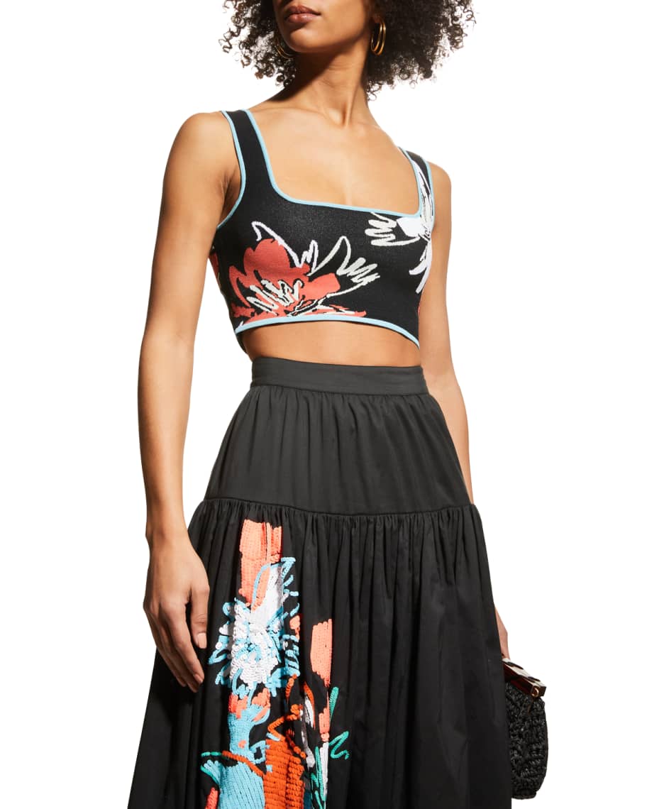 Tanya Taylor Gabi Knit Top | Neiman Marcus