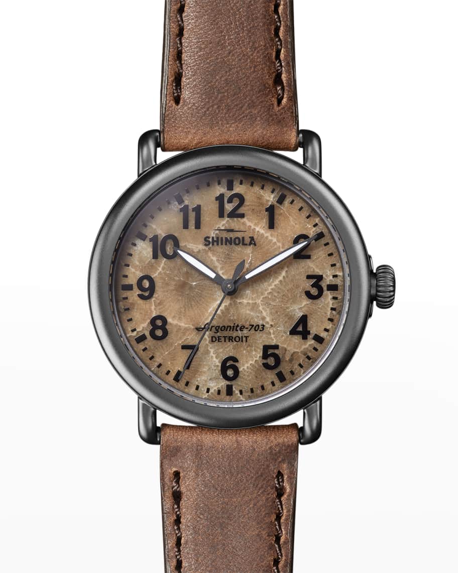 Shinola Petoskey Stone Watch