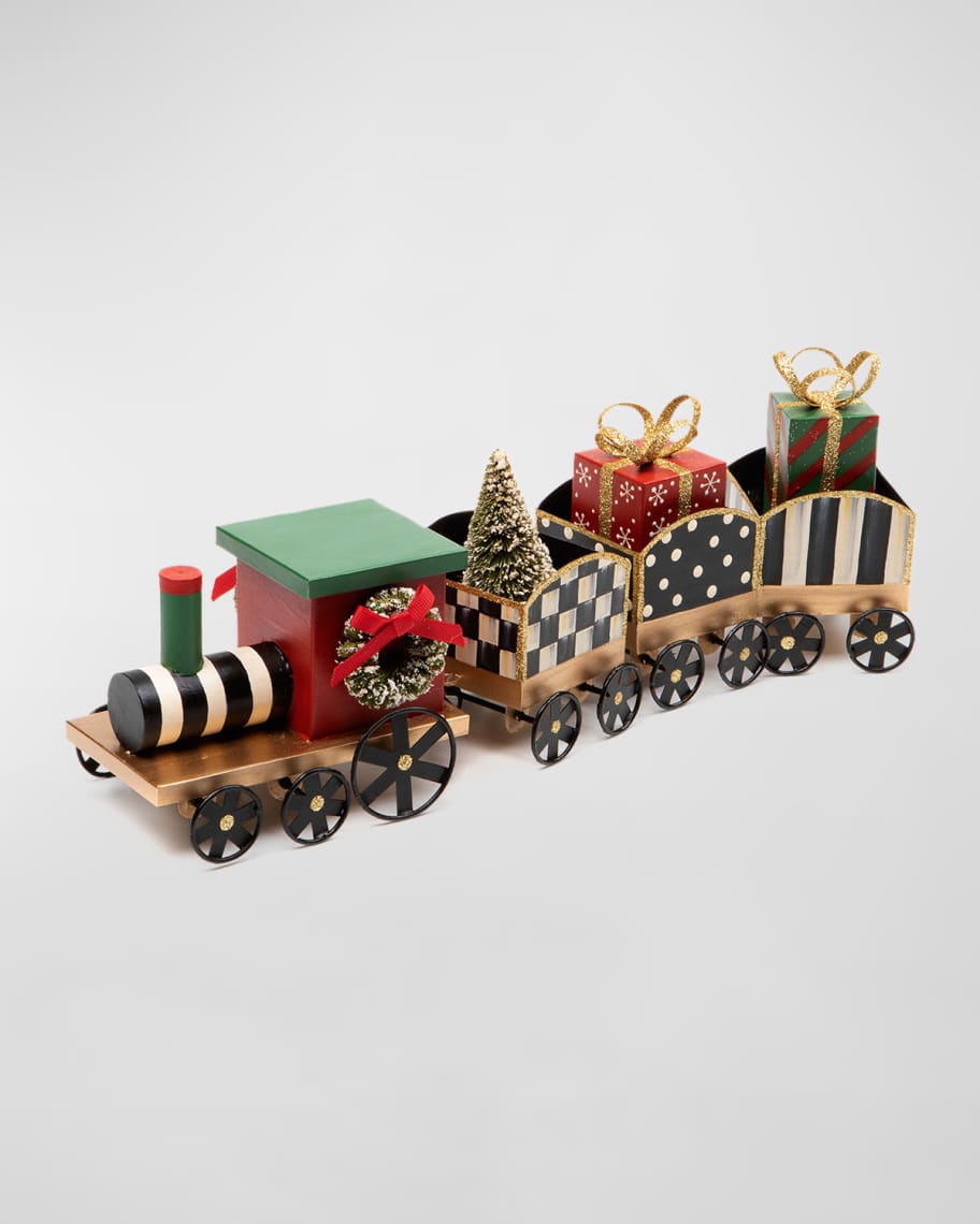 MacKenzie-Childs Toyland Tin Train | Neiman Marcus