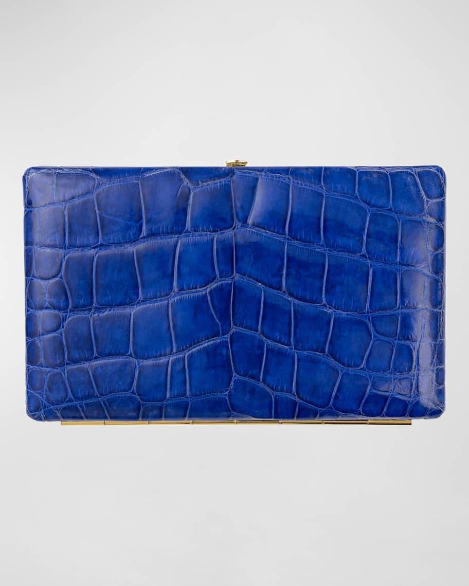 Abas Cache Frame Alligator Wallet | Neiman Marcus