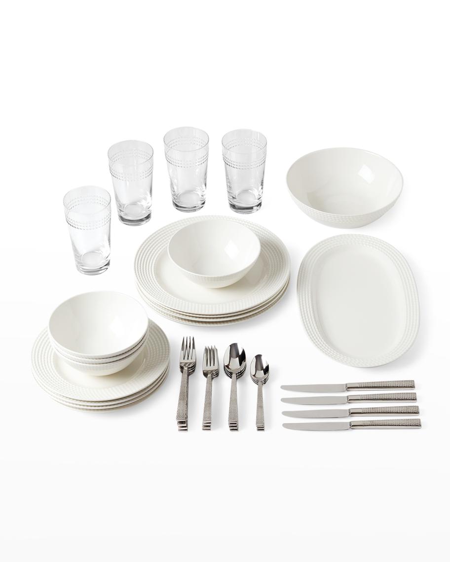 kate spade new york 38-Piece Wickford Dinnerware Set | Neiman Marcus