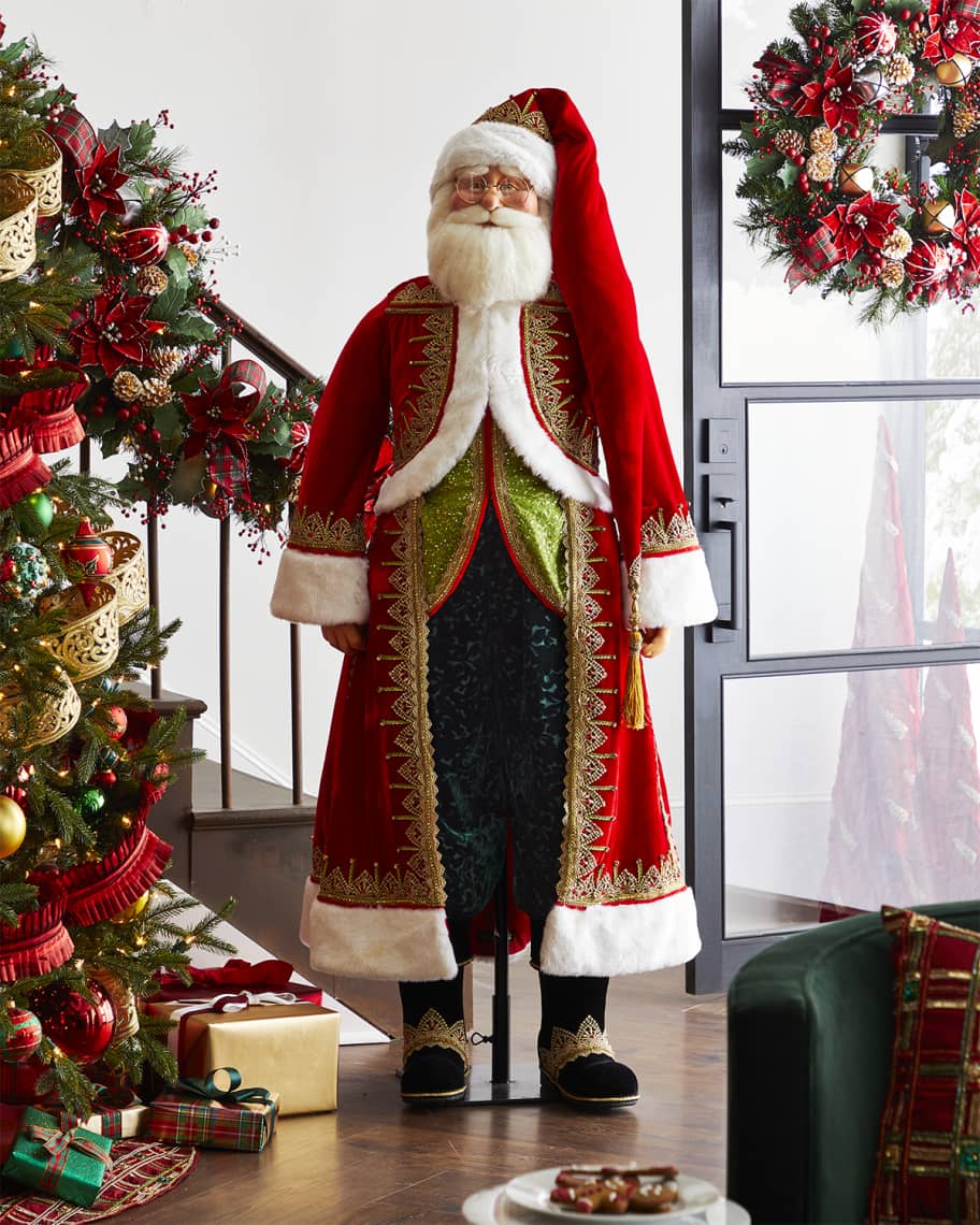 Katherine's Collection 63.5" Life-Size Santa Doll | Neiman Marcus