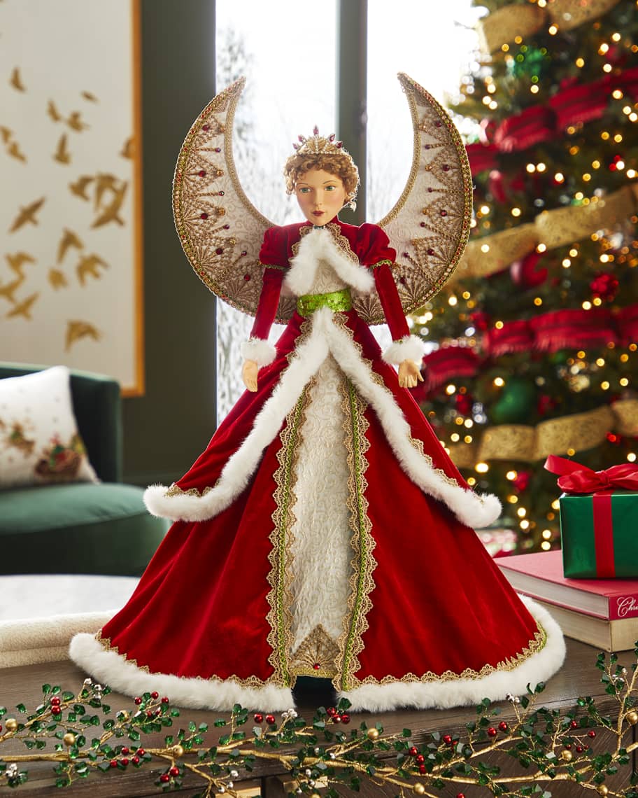 Katherine's Collection 27.5" All The Trimmings Tabletop Angel | Neiman ...