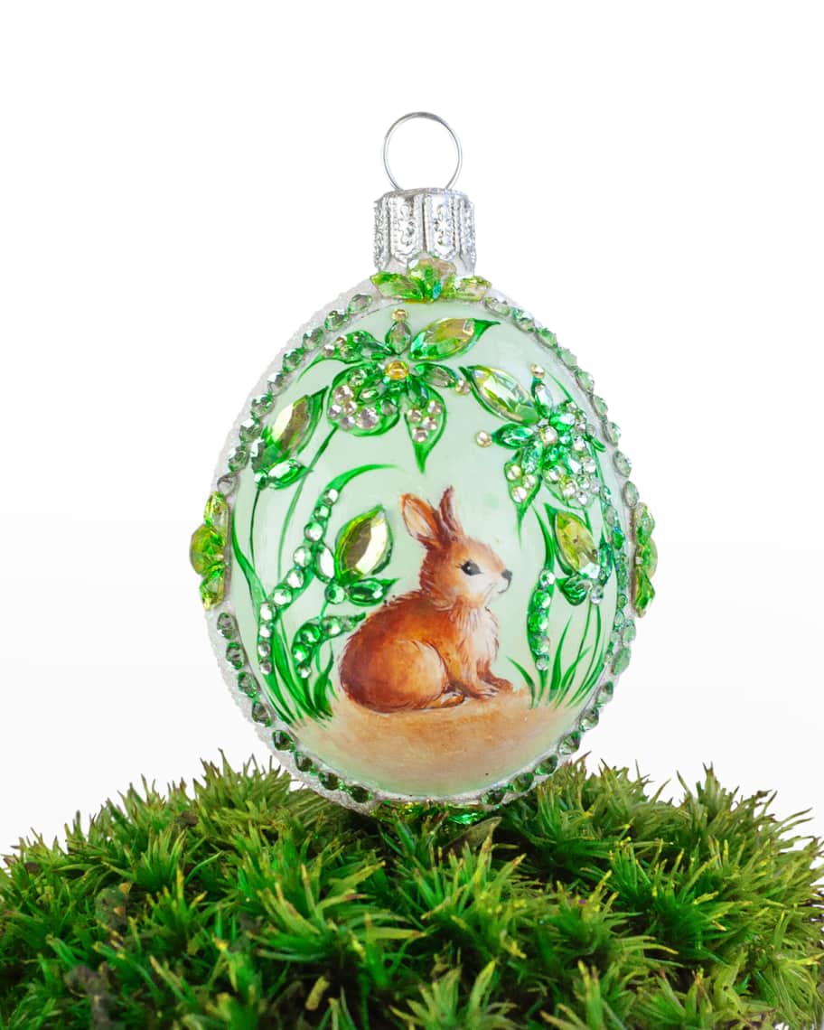 Patricia Breen Iris Vert Petit Easter Egg Ornament | Neiman Marcus