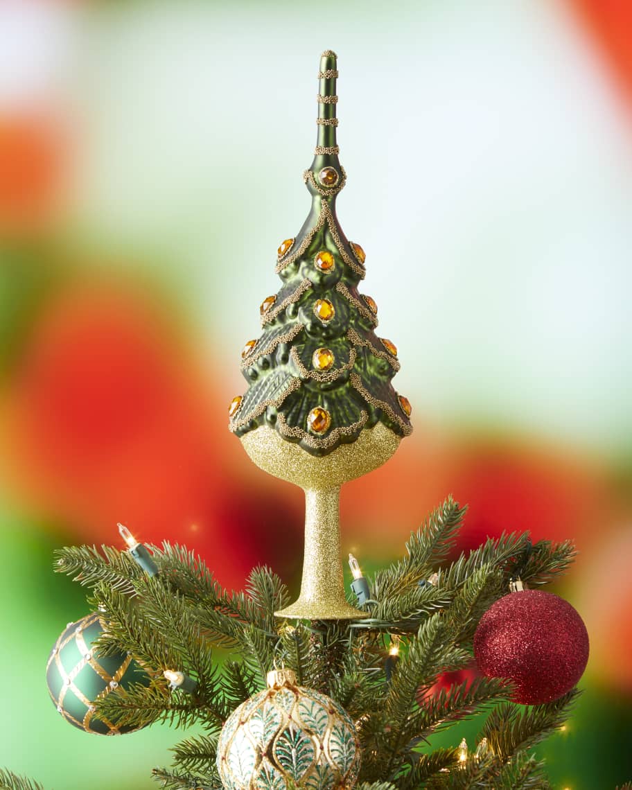 Neiman Marcus Jeweled Christmas Tree Finial | Neiman Marcus