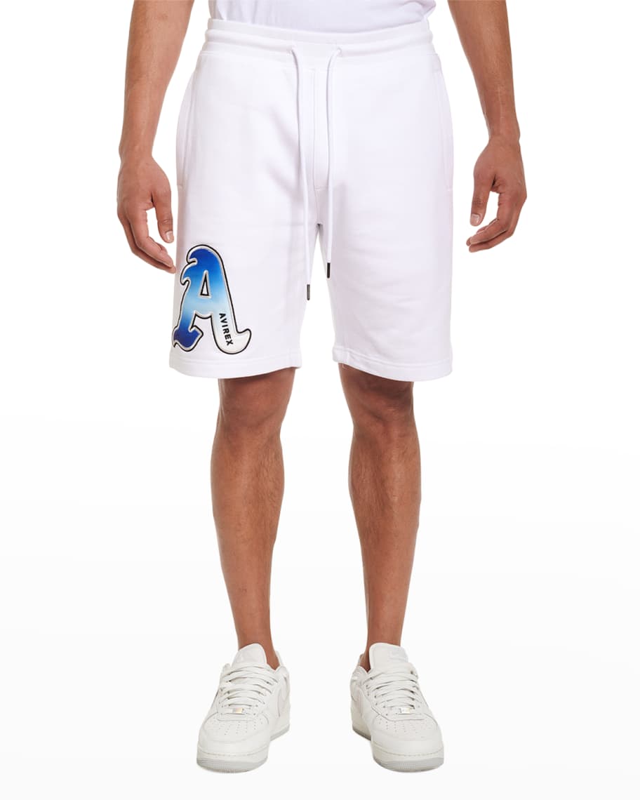 AVIREX Men's Champs A Logo Shorts | Neiman Marcus