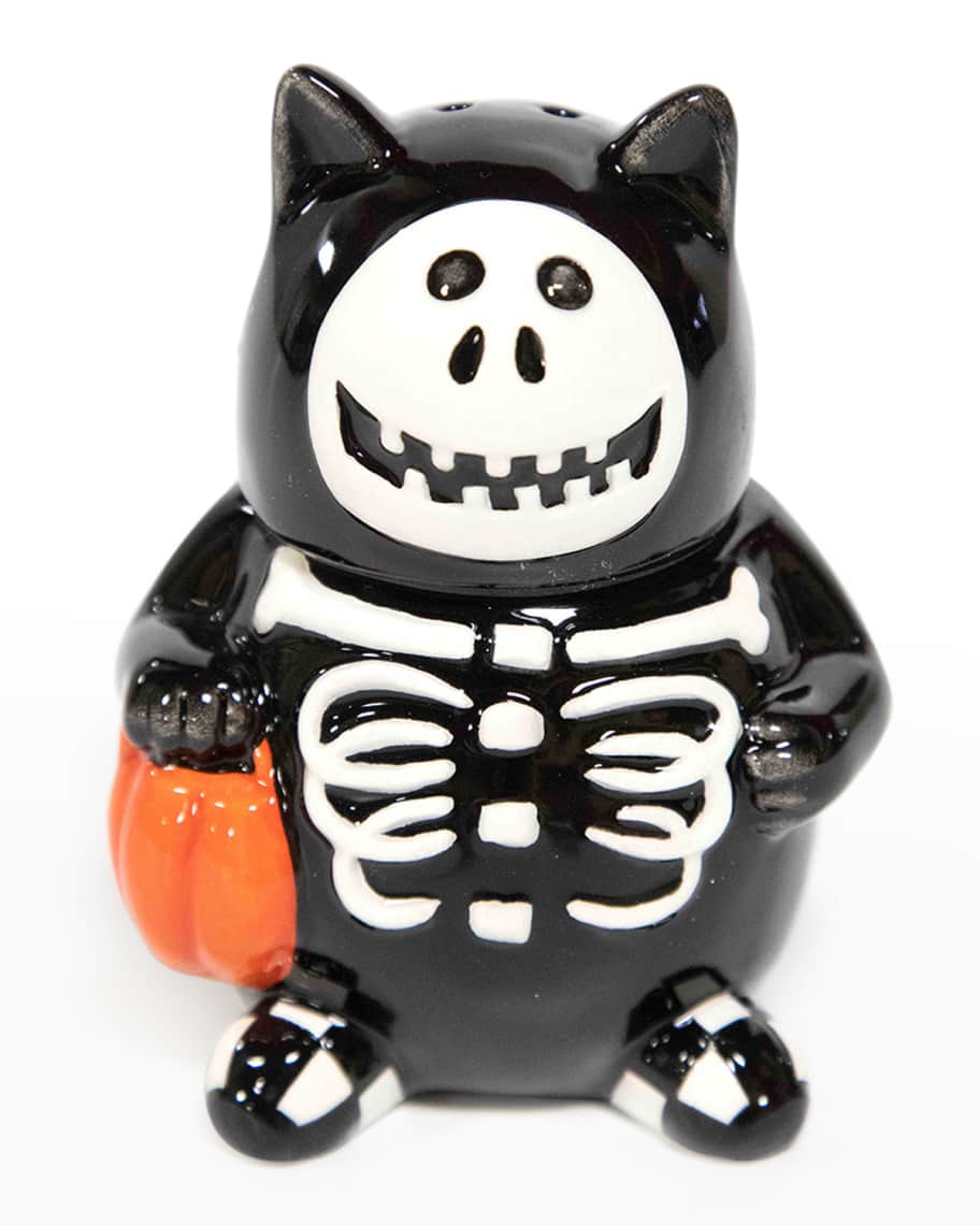 Patience Brewster Boney Cat Halloween Salt and Pepper Set | Neiman Marcus