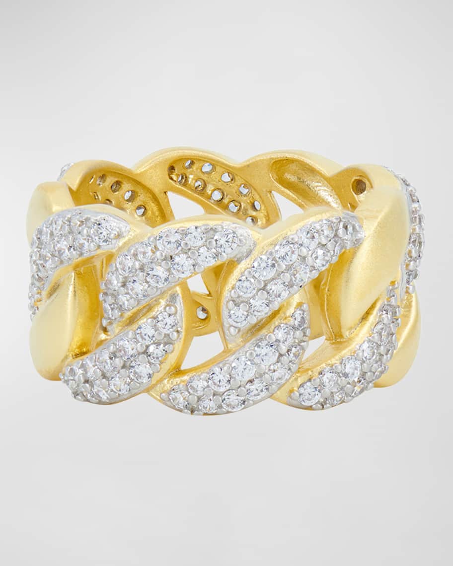 Freida Rothman Pave Chain Link Ring | Neiman Marcus