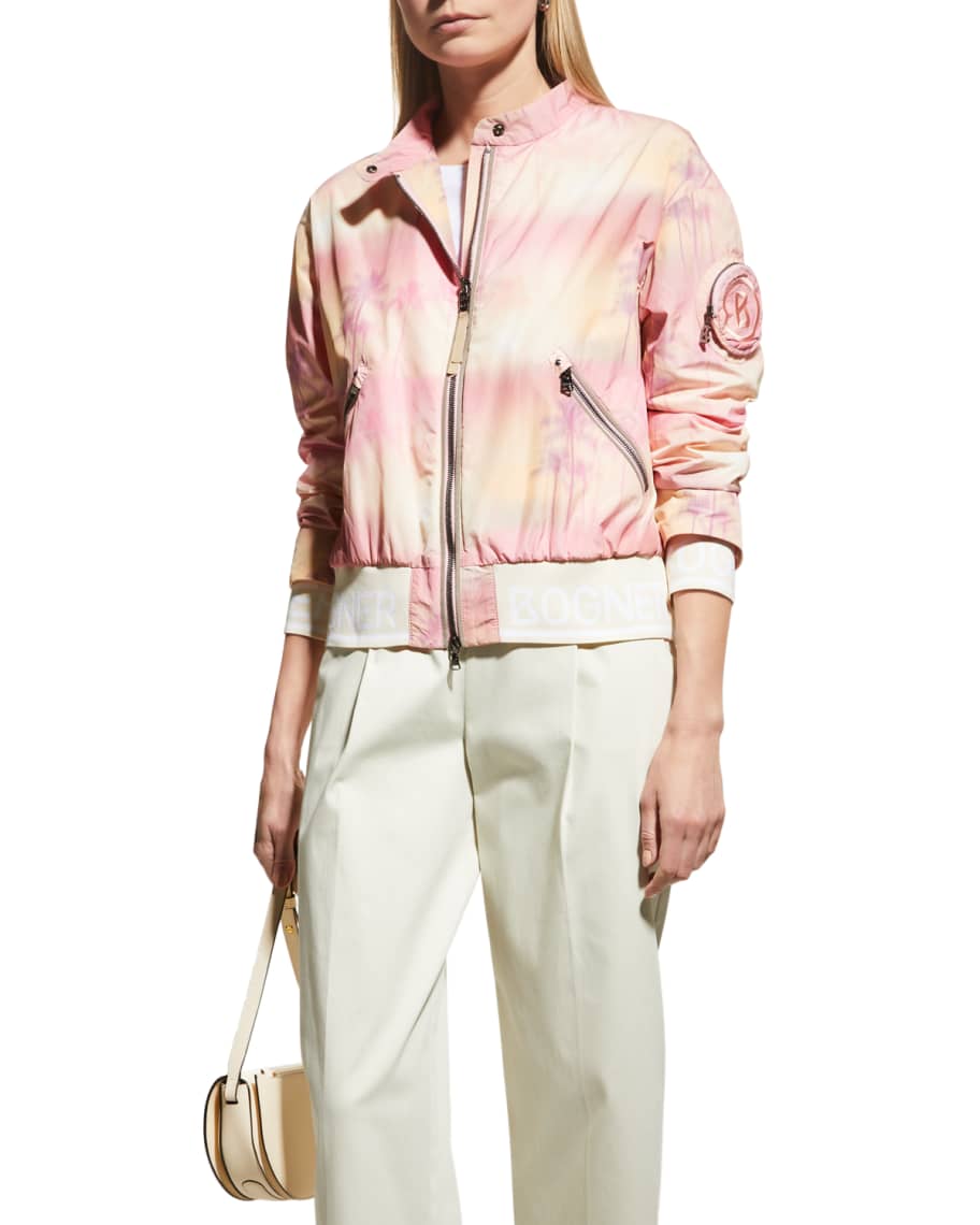 Bogner Romira Logo-Pocket Bomber Jacket | Neiman Marcus