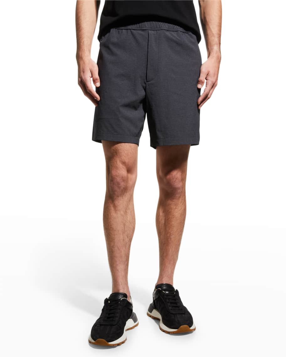 Theory Men's Curtis Air Grid Tech Shorts | Neiman Marcus