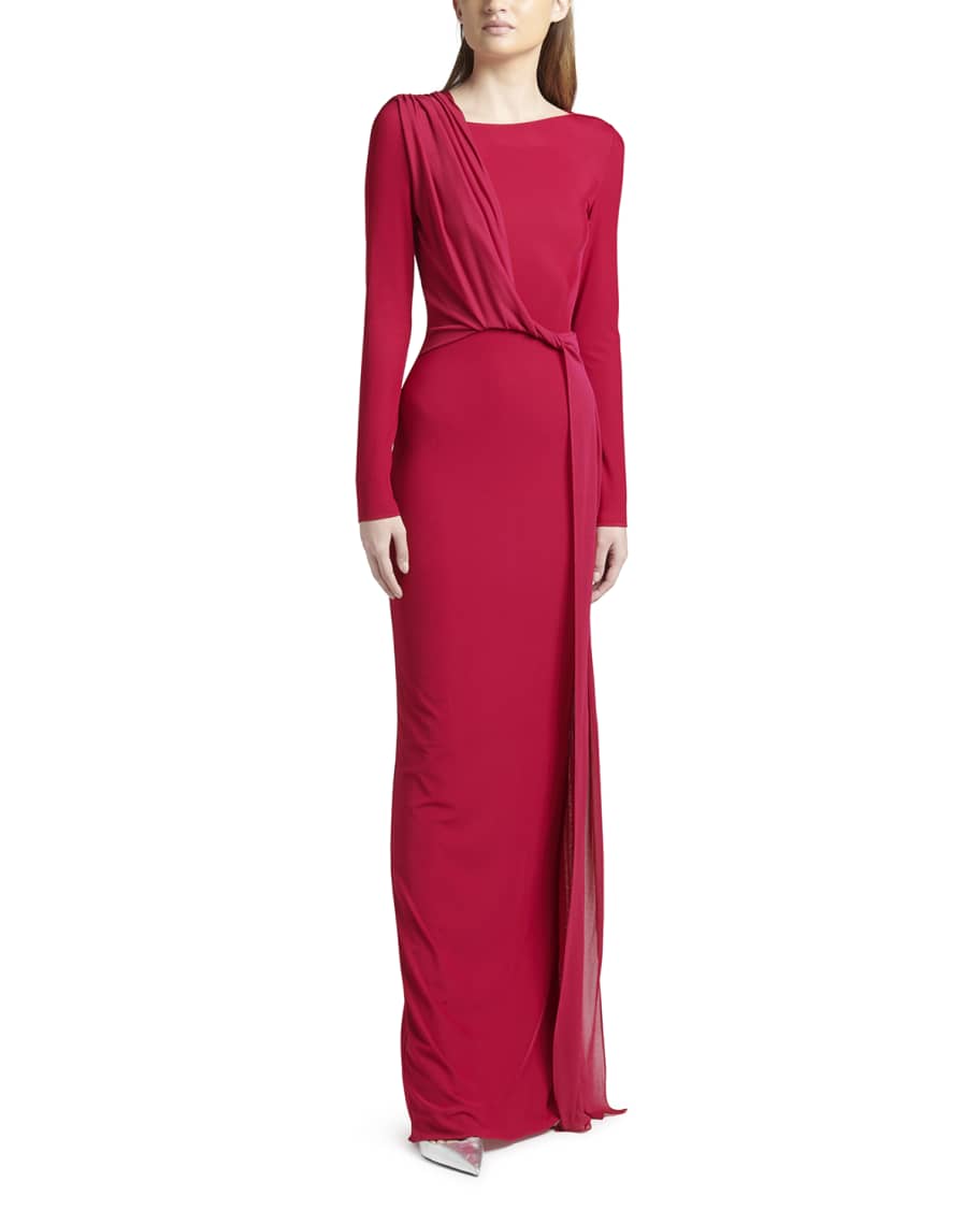 TOM FORD Twisted Drape Column Gown | Neiman Marcus