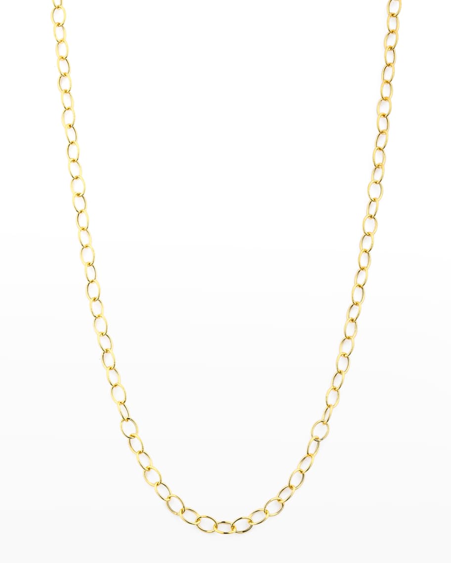 Syna 18k Yellow Gold Medium Link Chain Necklace, 30"L | Neiman Marcus