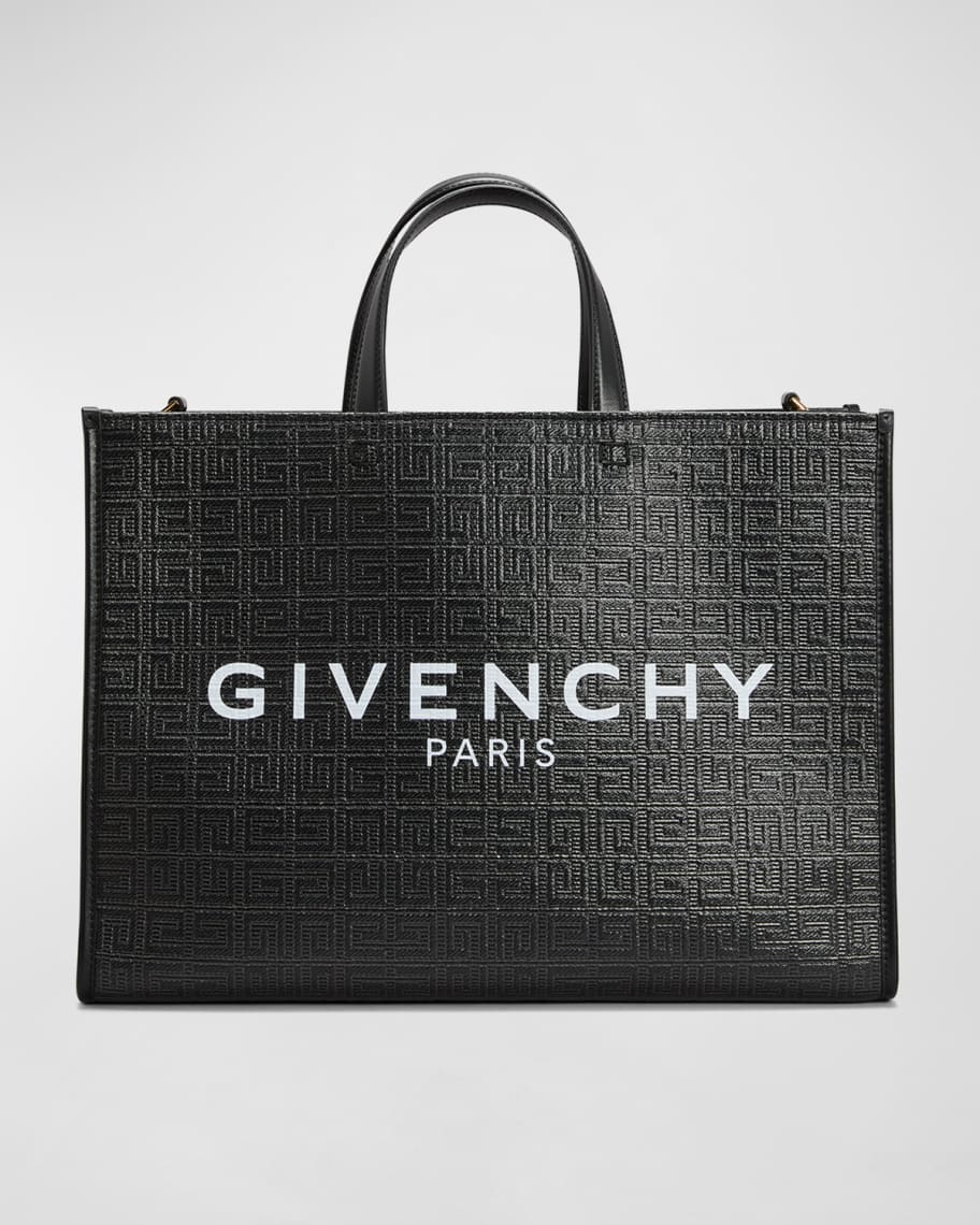 Givenchy G-Tote Medium Shopping Bag in 4G Logo Coated Canvas | Neiman ...