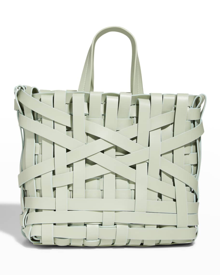 Jil Sander Medium Woven Basket Tote Bag | Neiman Marcus