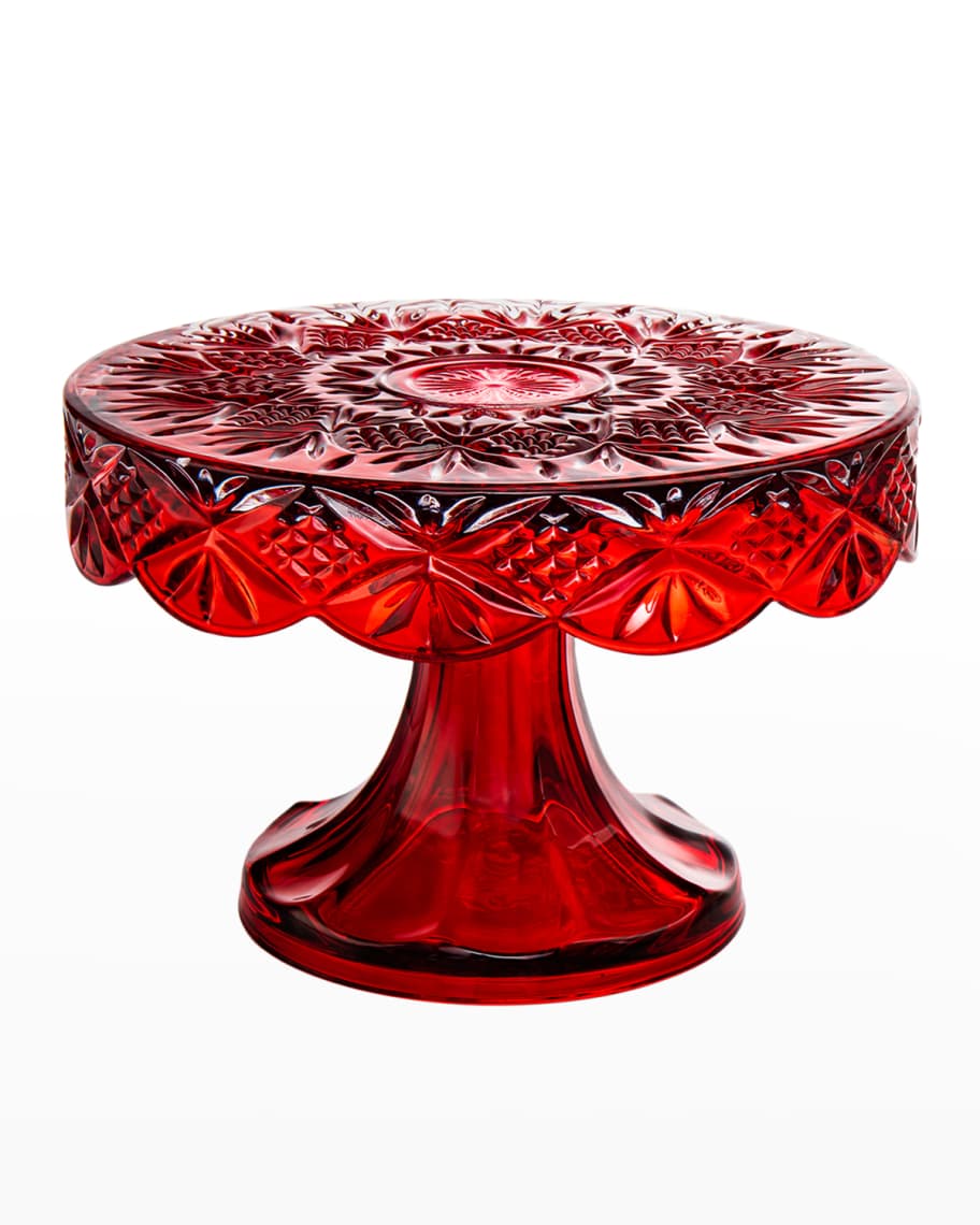 Godinger Red Dublin Cake Plate | Neiman Marcus