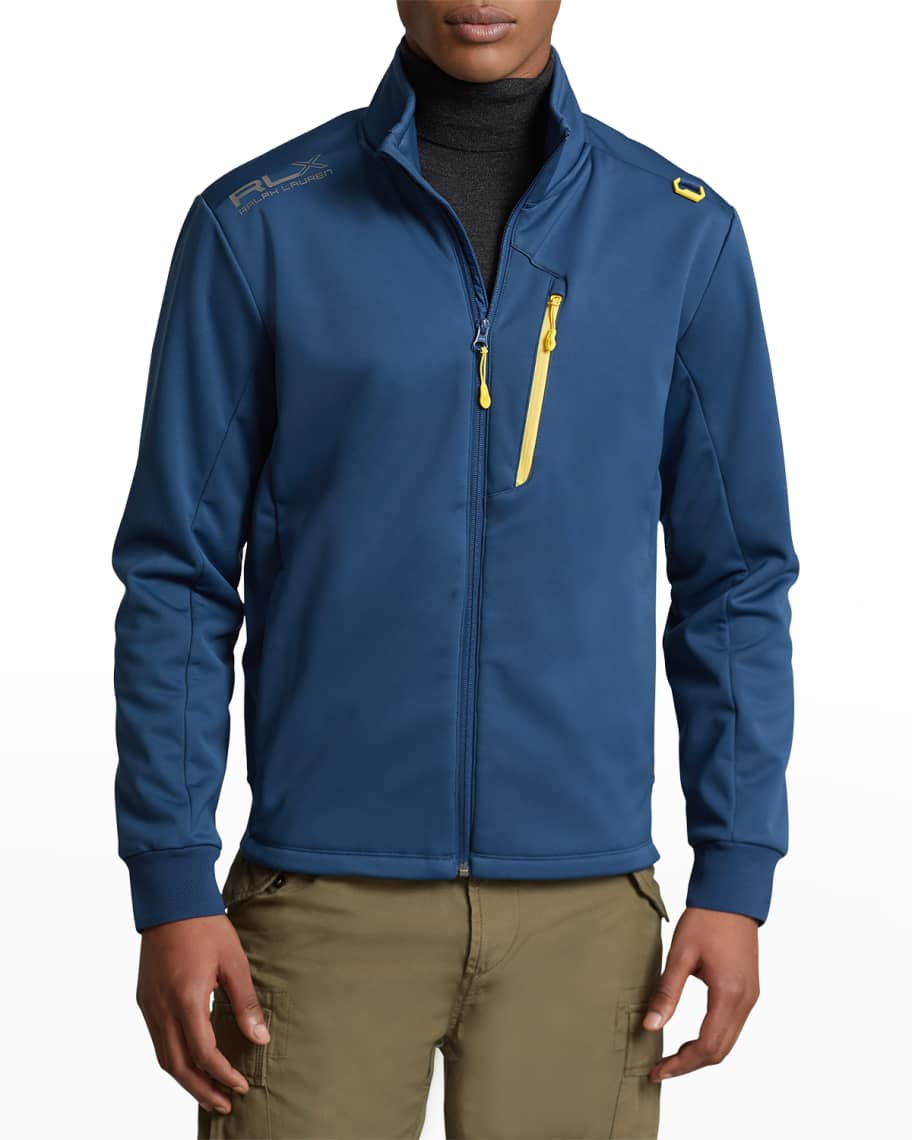 RLX Ralph Lauren Men's Power Stretch Full-Zip Sweater | Neiman Marcus