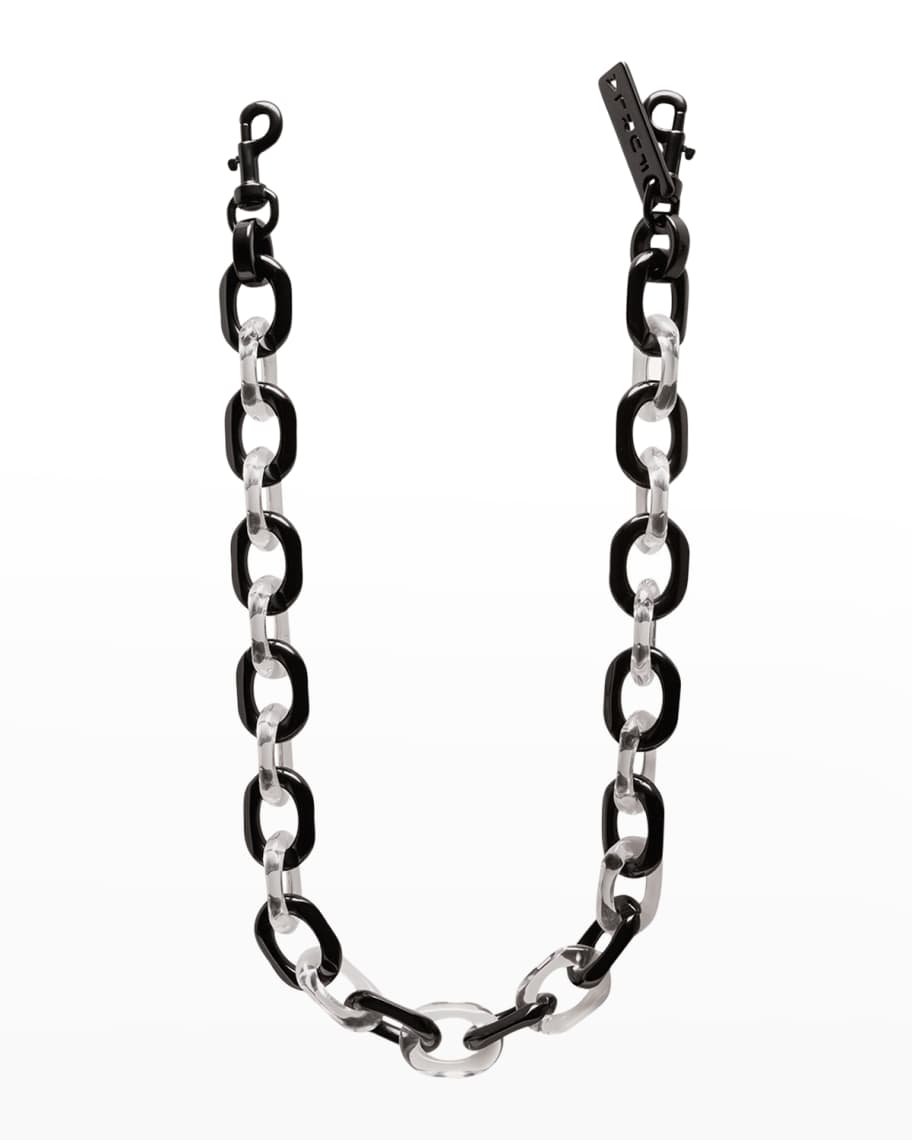 Furla Two-Tone Chain Shoulder Bag | Neiman Marcus