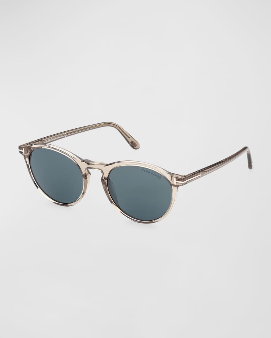 TOM FORD Round Acetate Sunglasses | Neiman Marcus