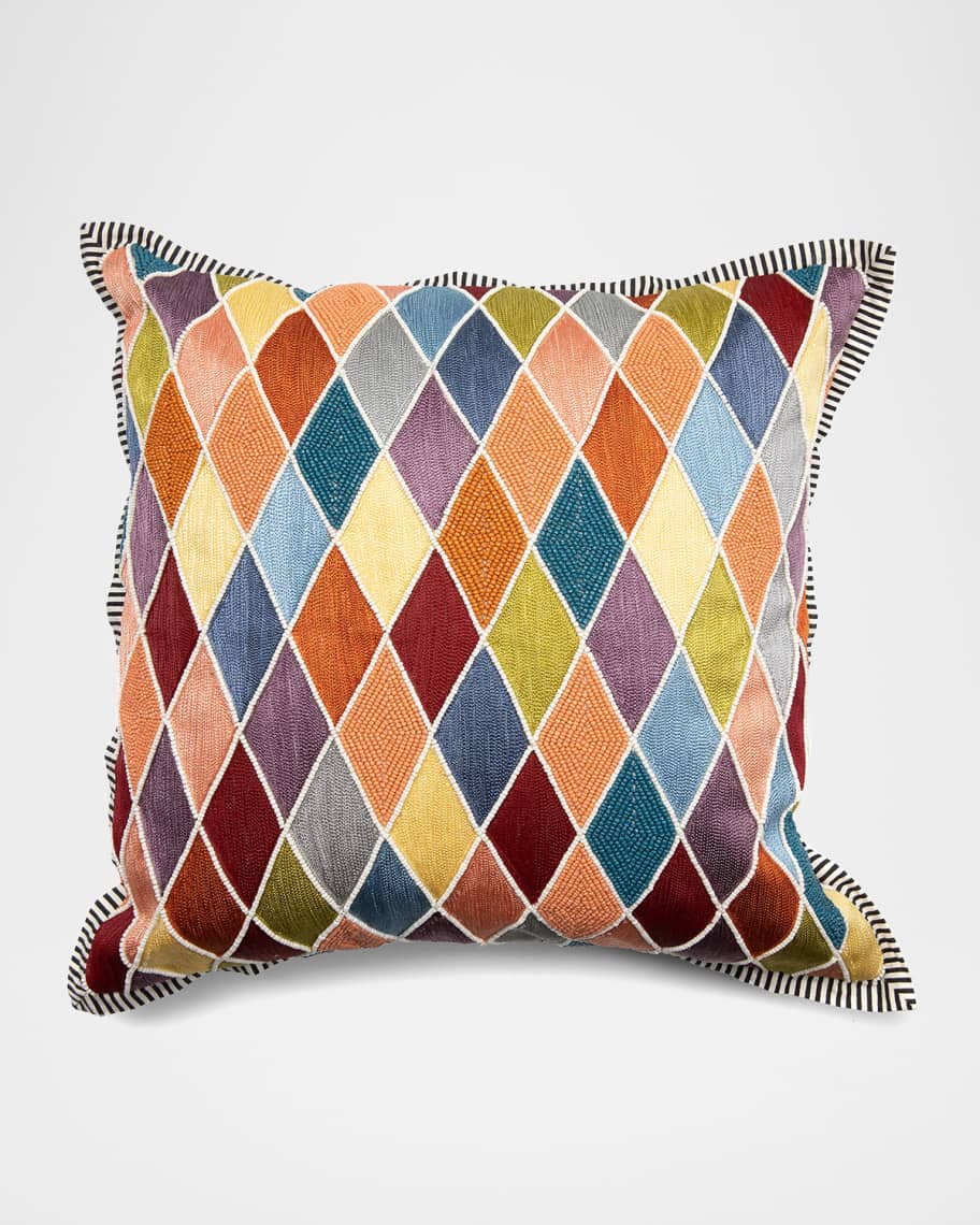 MacKenzie-Childs Carnevale Pillow | Neiman Marcus
