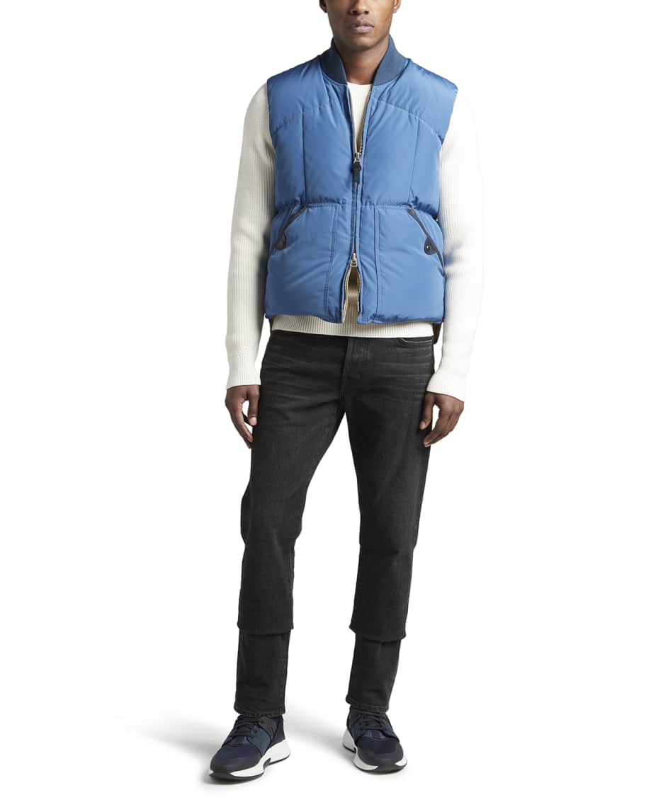 TOM FORD Men's Quilted Down Vest | Neiman Marcus