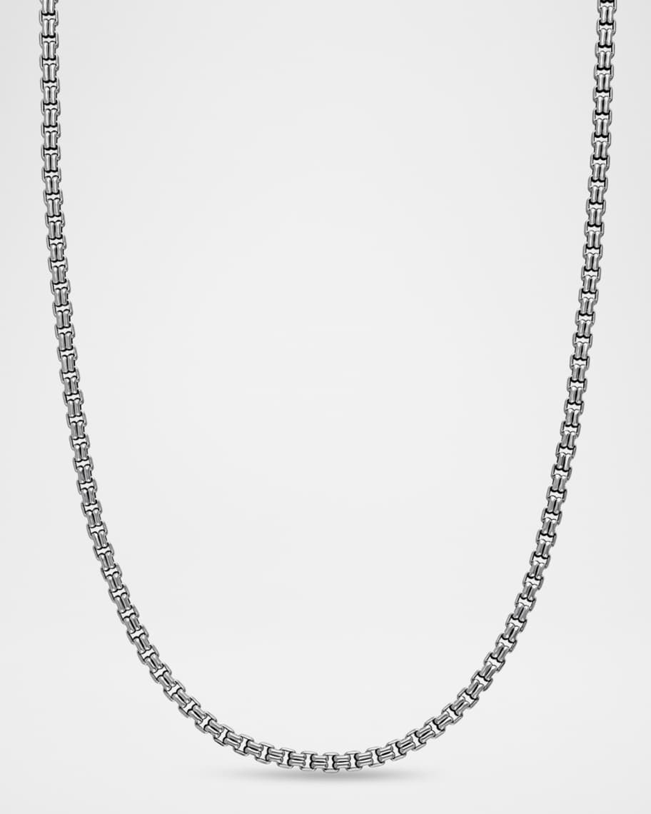 David Yurman Men's Double Box Chain Necklace, 2.6mm | Neiman Marcus