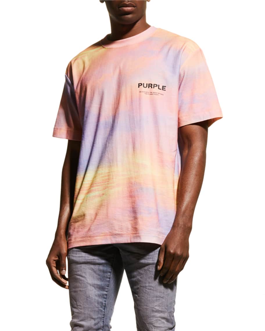 PURPLE Men's Sunset Logo T-Shirt | Neiman Marcus