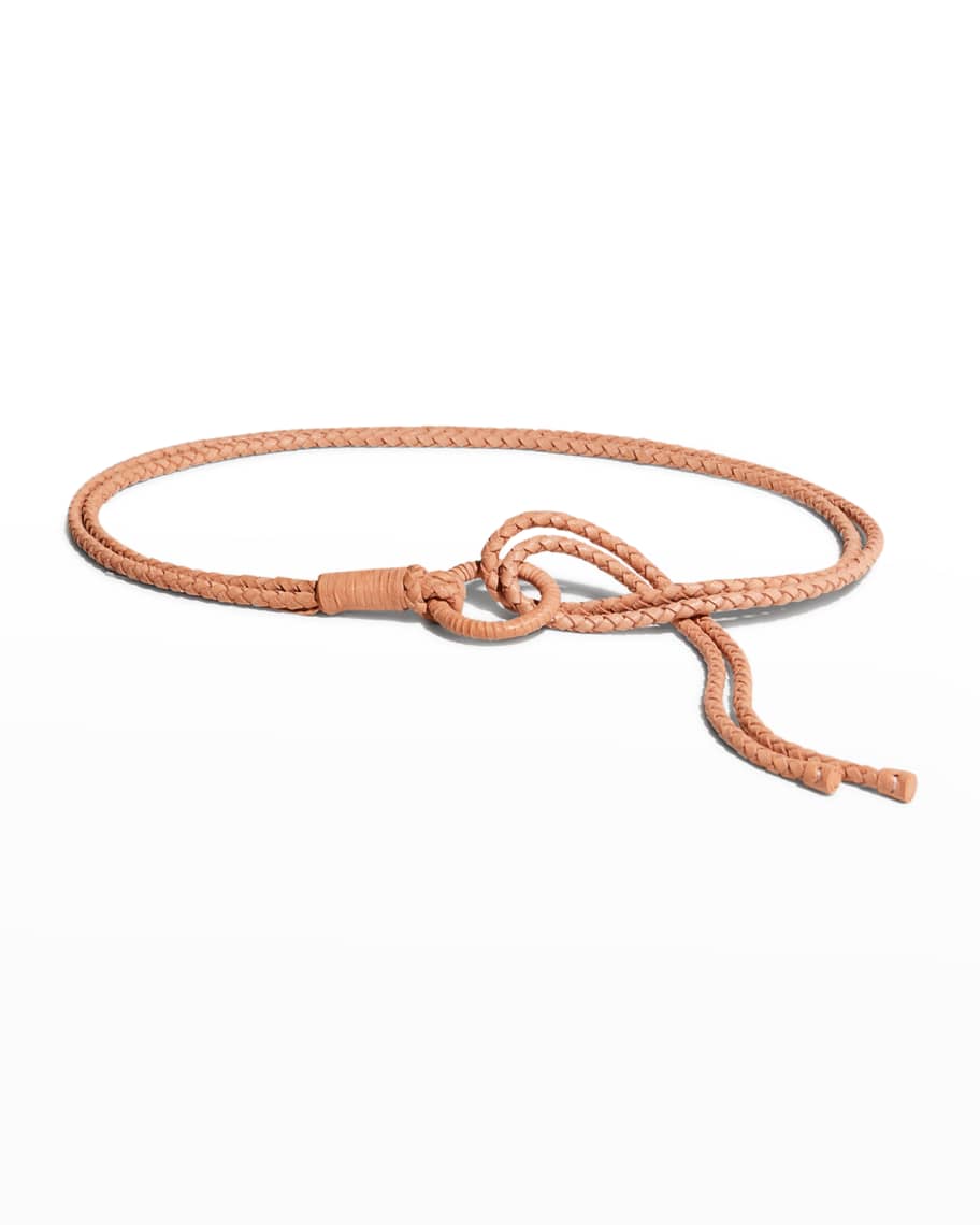 Cleobella Loop Braided Leather Belt | Neiman Marcus