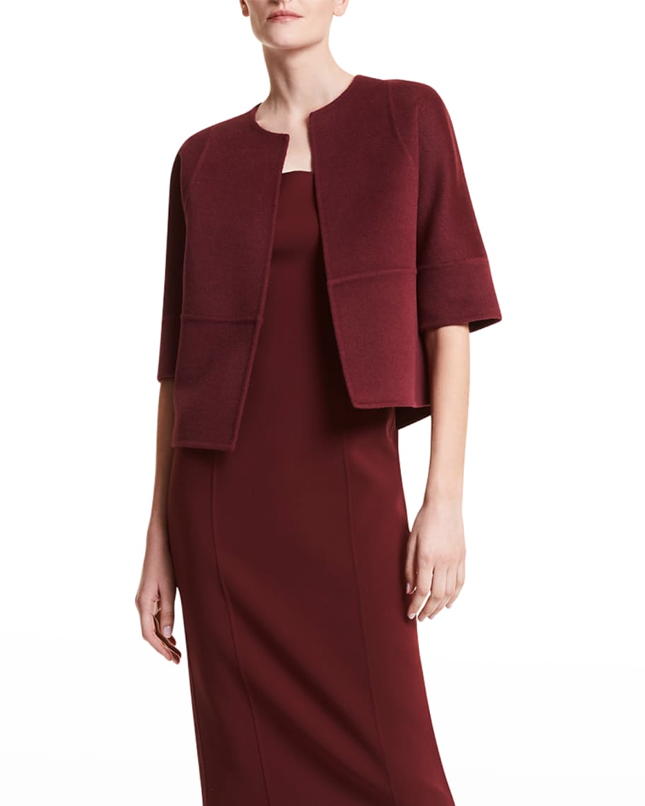 Michael Kors Collection Angora Cookie Boxy Jacket | Neiman Marcus