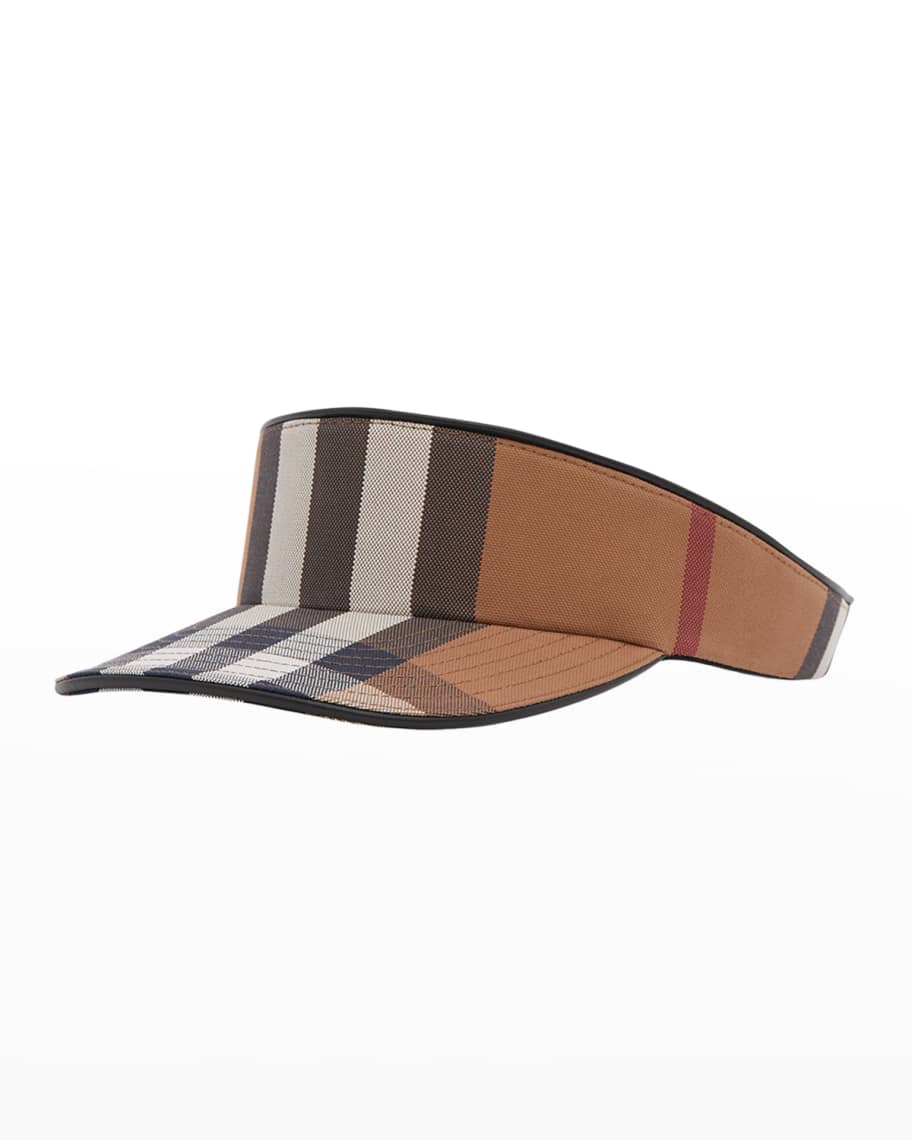 Burberry Men's Check Visor Hat | Neiman Marcus