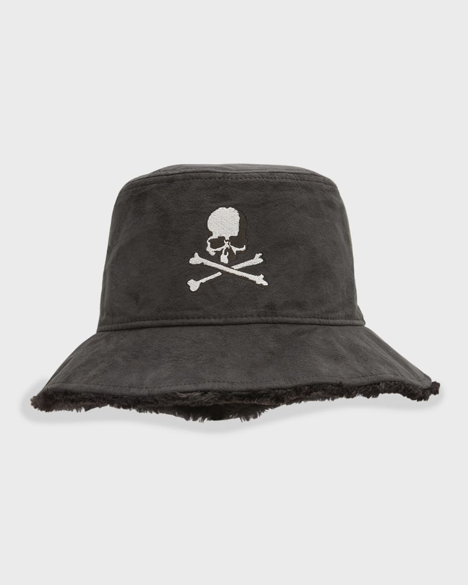 MASTERMIND WORLD Men's Shearling Bucket Hat | Neiman Marcus