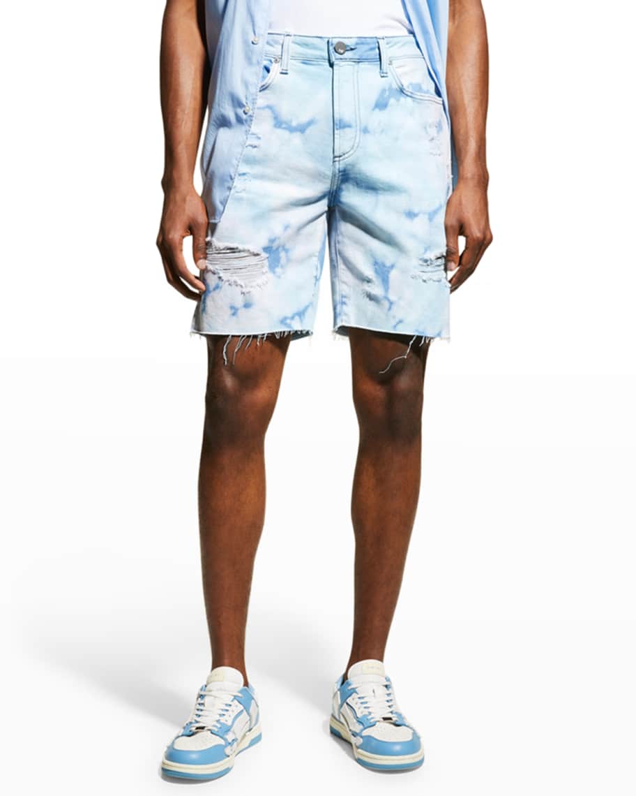 monfrere Men's Kobe Saint Germain Denim Shorts | Neiman Marcus