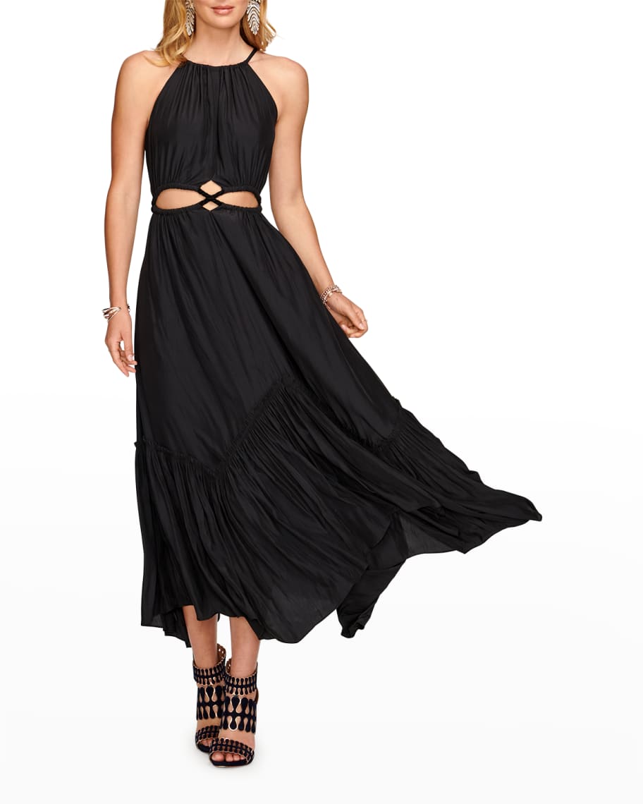 Ramy Brook Khloe Rope Belted Midi Dress | Neiman Marcus