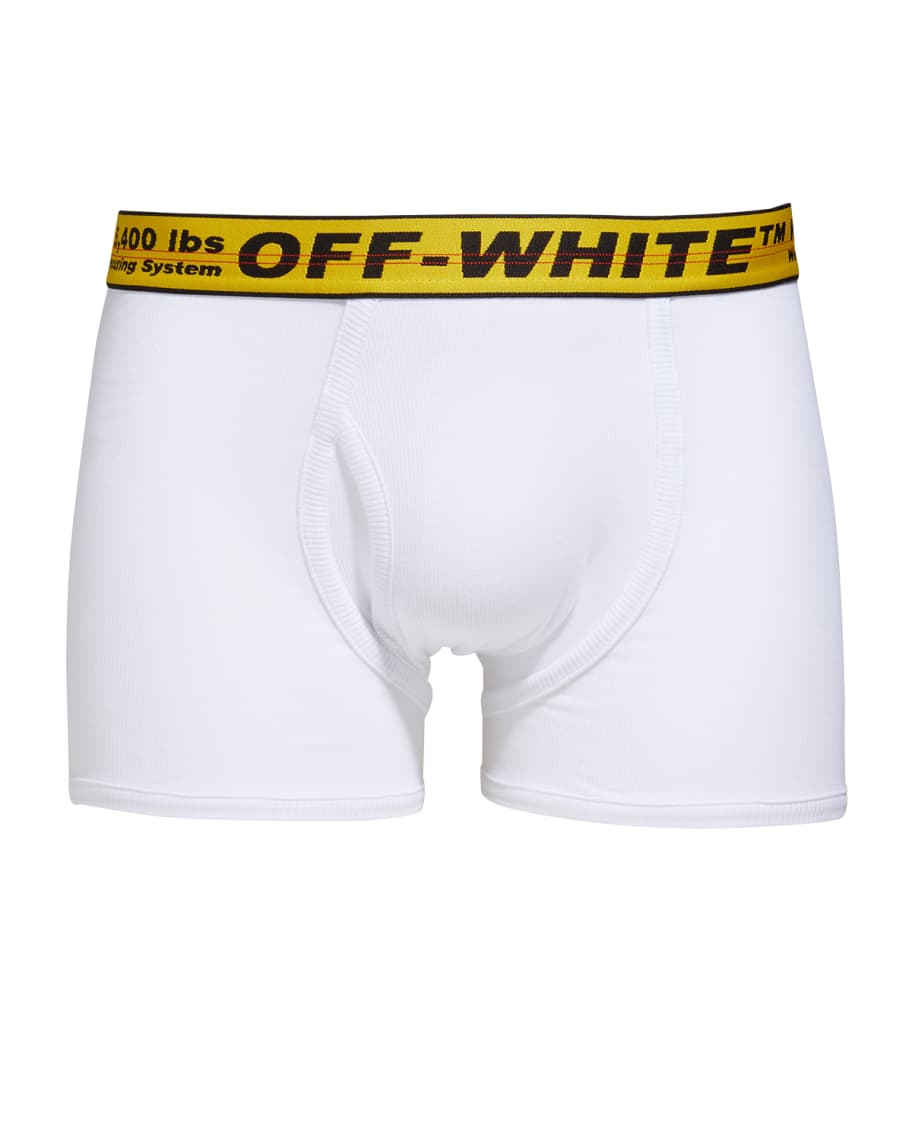 Off-White Men's Industrial Logo Boxer Shorts | Neiman Marcus