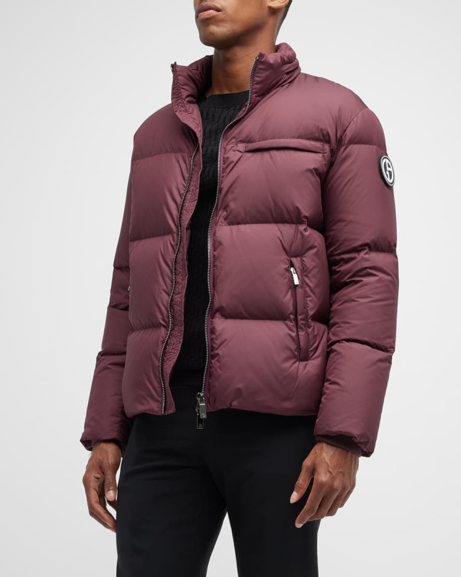 Giorgio Armani Men's Quilted Down Puffer Jacket | Neiman Marcus