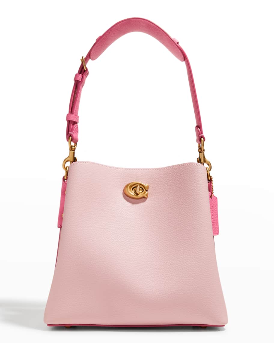 Coach Willow Colorblock Leather Bucket Bag | Neiman Marcus
