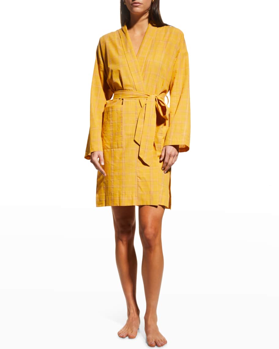 Else Summer Plaid Robe | Neiman Marcus
