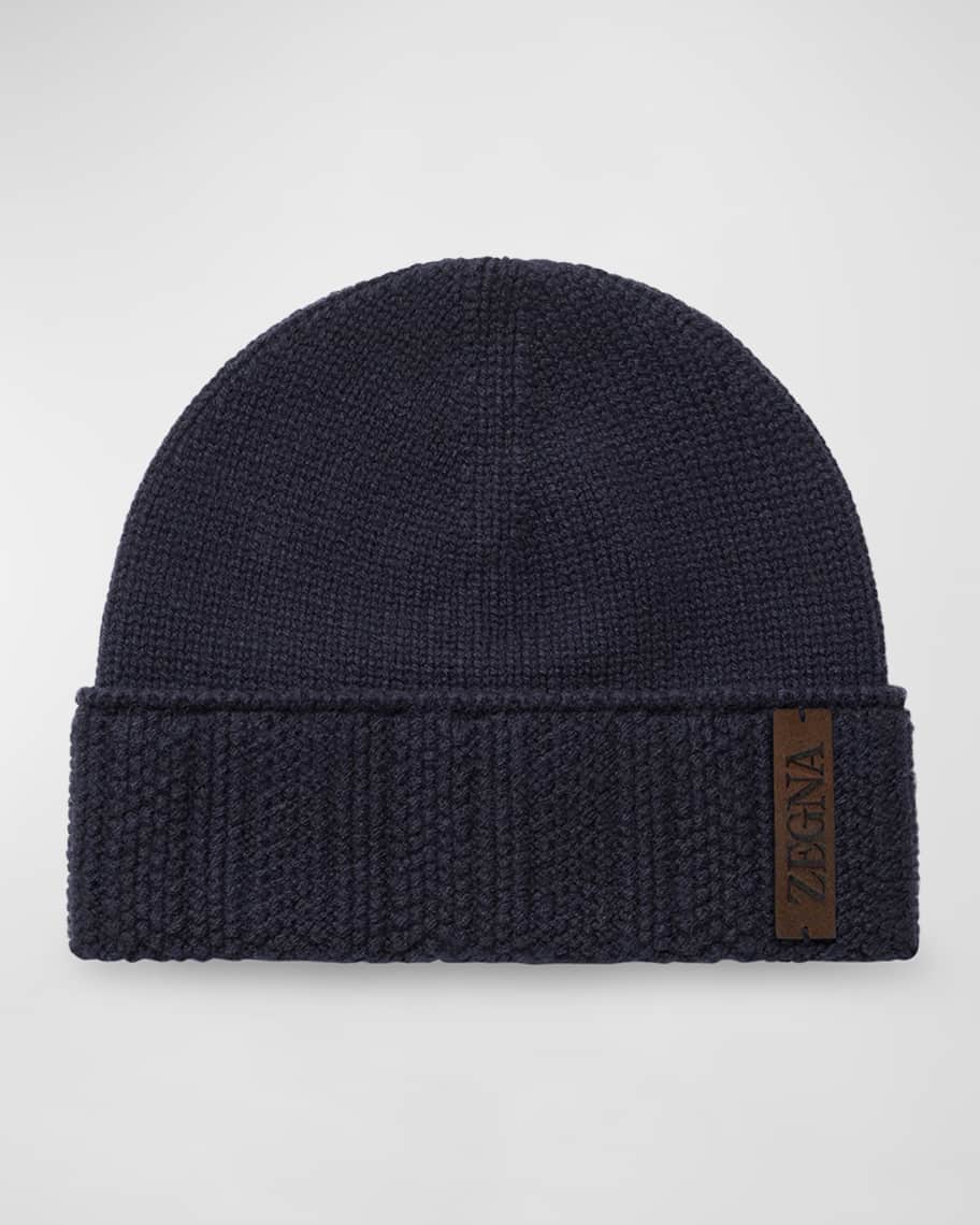 ZEGNA Men's Cashmere-Knit Beanie Hat | Neiman Marcus
