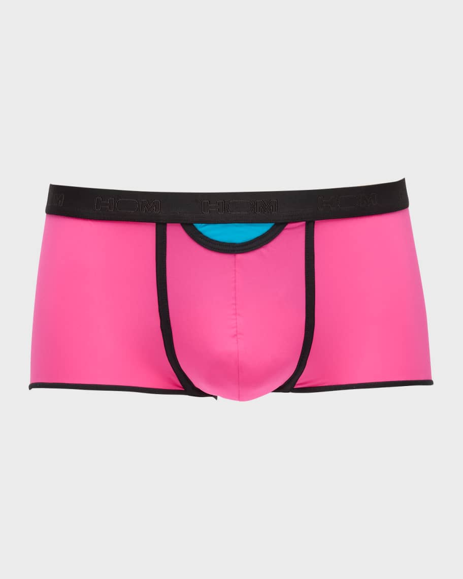 HOM Men's Plume Up Nylon-Stretch Trunks | Neiman Marcus