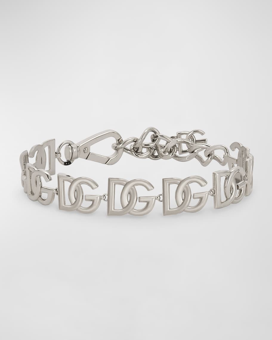 Dolce&Gabbana DG Logo Chain Necklace | Neiman Marcus