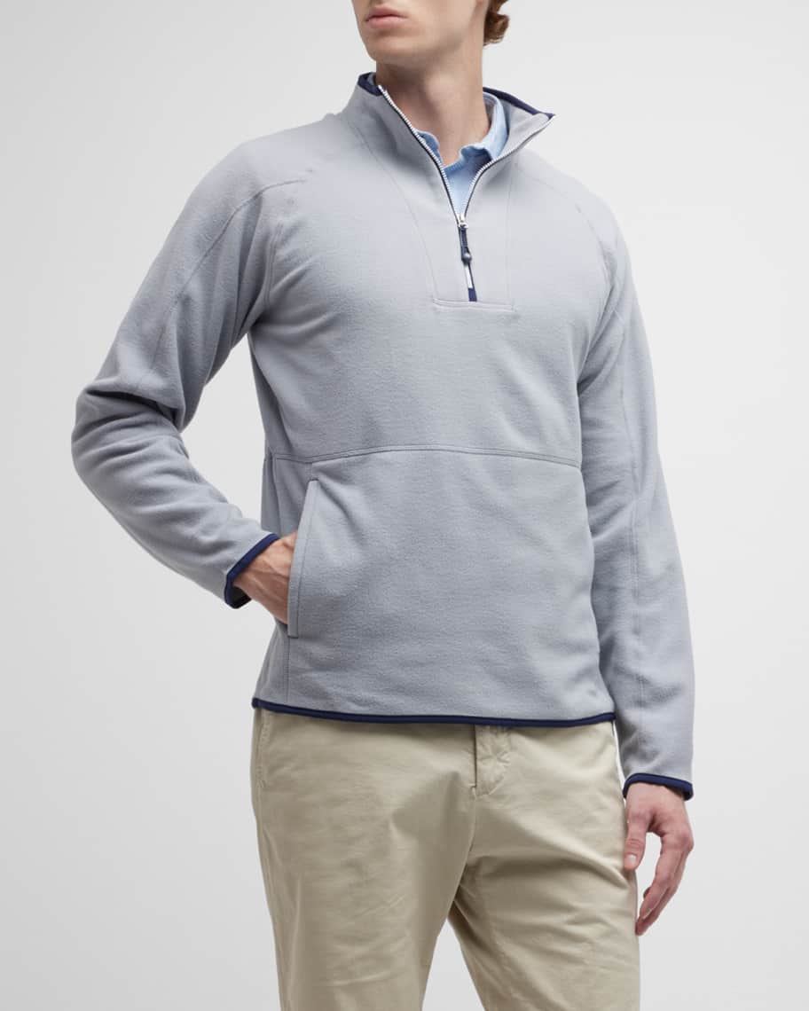 Peter Millar Men's Thermal Flow Microfleece Half-Zip Sweater | Neiman ...