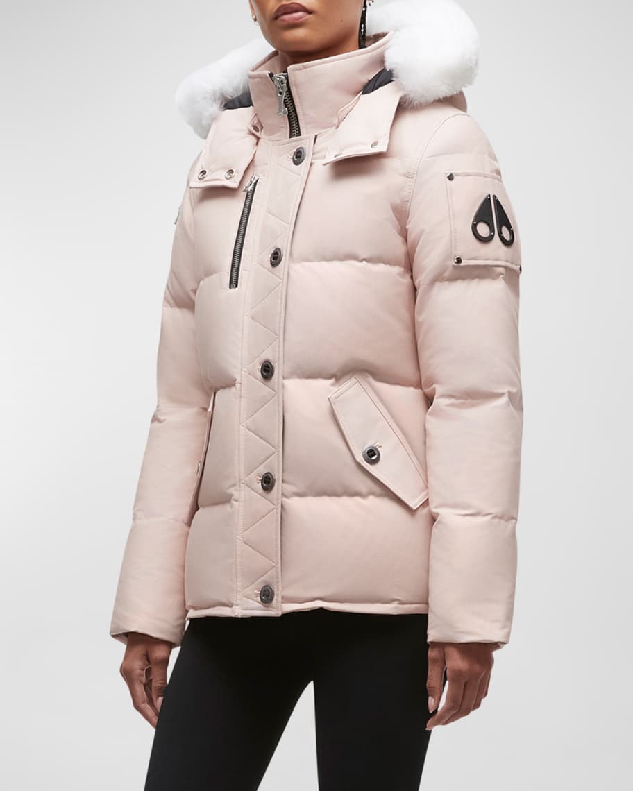 Moose Knuckles Parka Jacket w/ Shearling Trim | Neiman Marcus