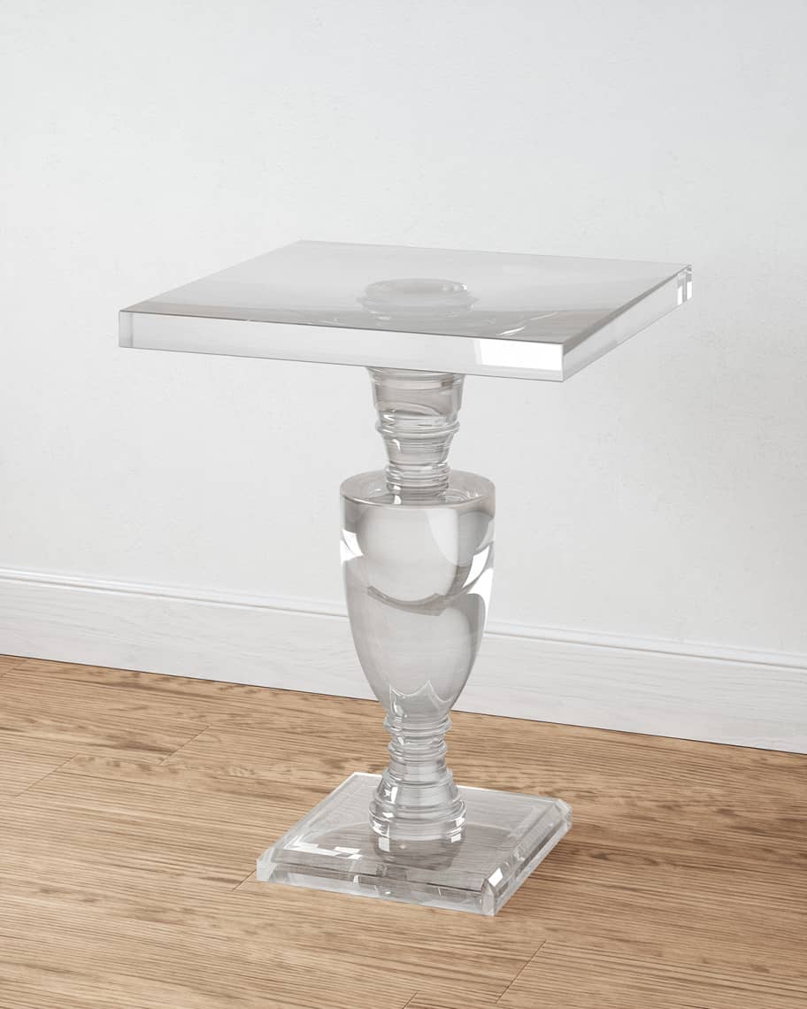 Luca Pedestal Side Table | Neiman Marcus