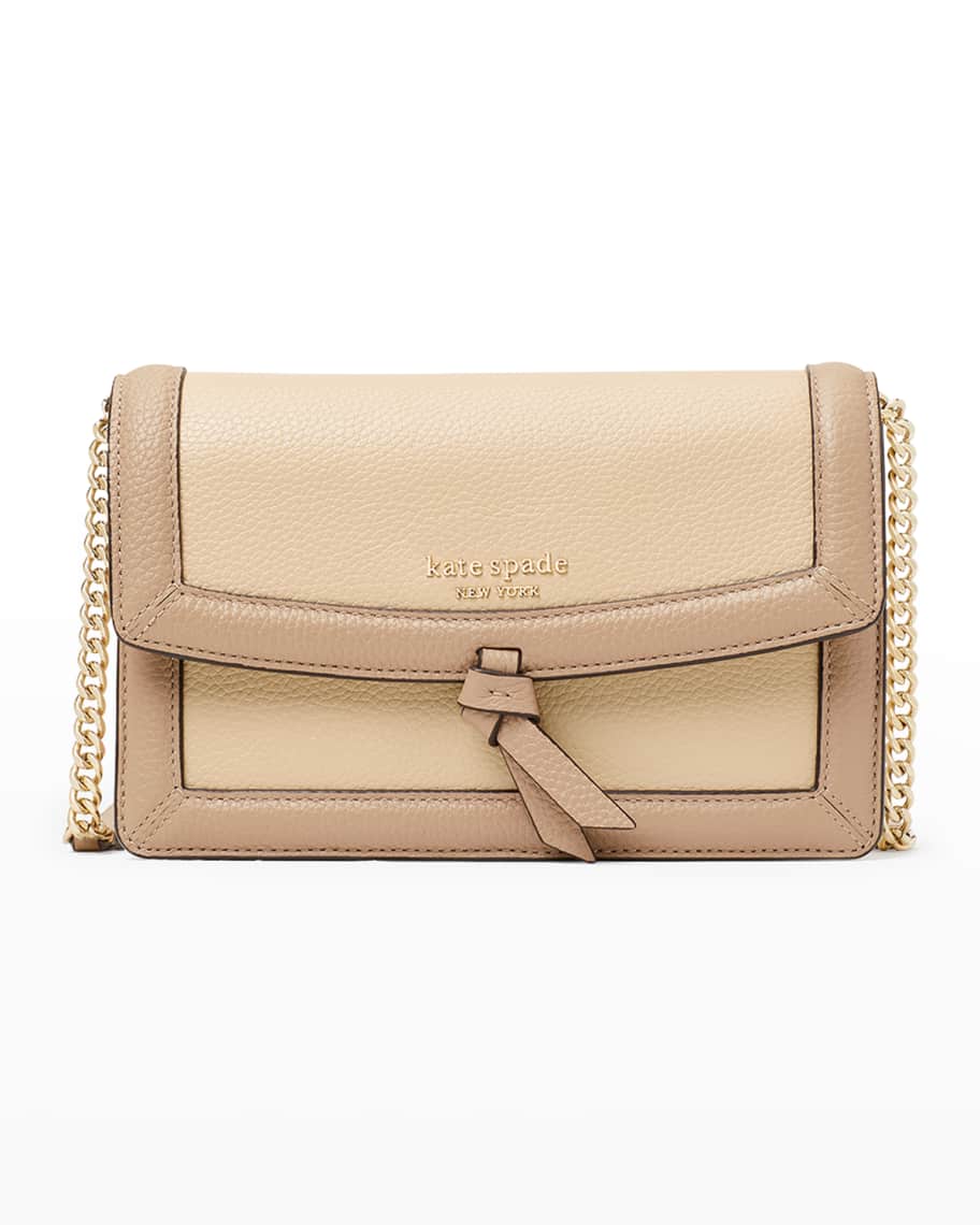 kate spade new york colorblock flap leather crossbody bag | Neiman Marcus