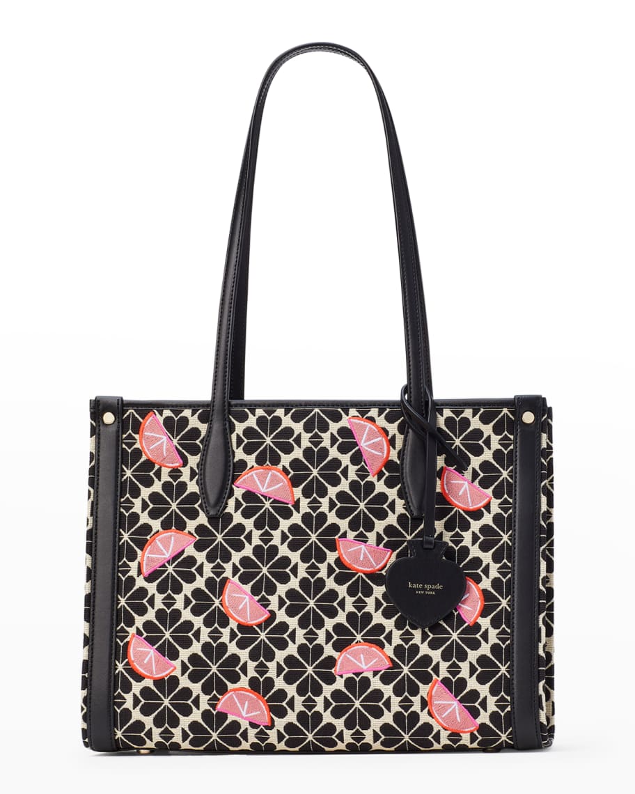 kate spade new york spade & summer fruit east-west tote bag | Neiman Marcus